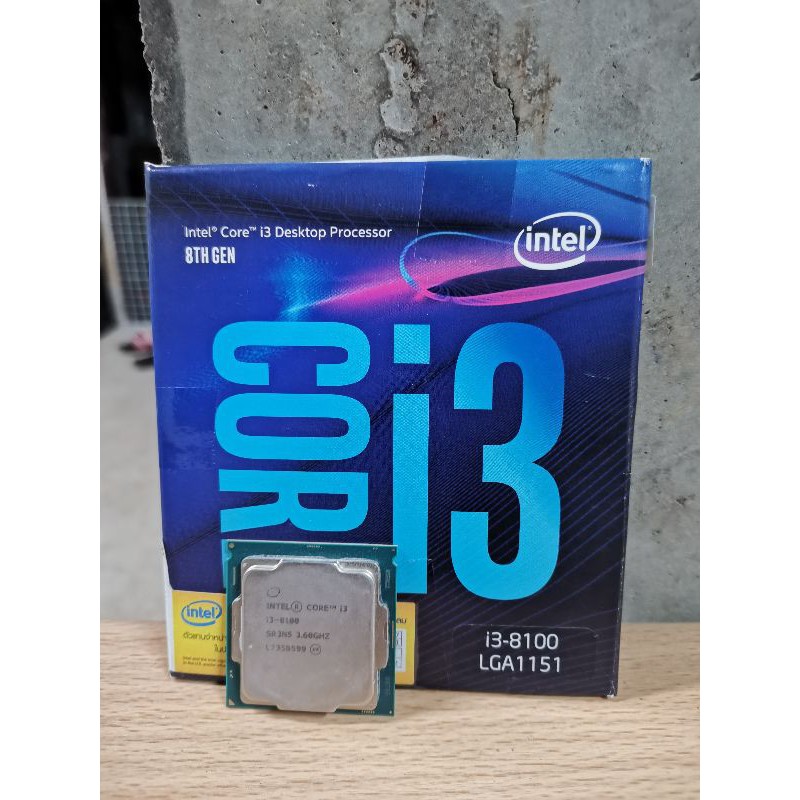 i3-8100 3.60Ghz cpu gen8 (มือ2กล่องครบ) | Shopee Thailand