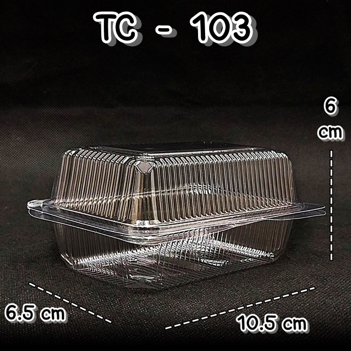 (X)กล่องเบเกอรี่ OPS กล่องเบเกอรี่ใส 1 แพ็ค (50-100 ใบ) | Shopee Thailand