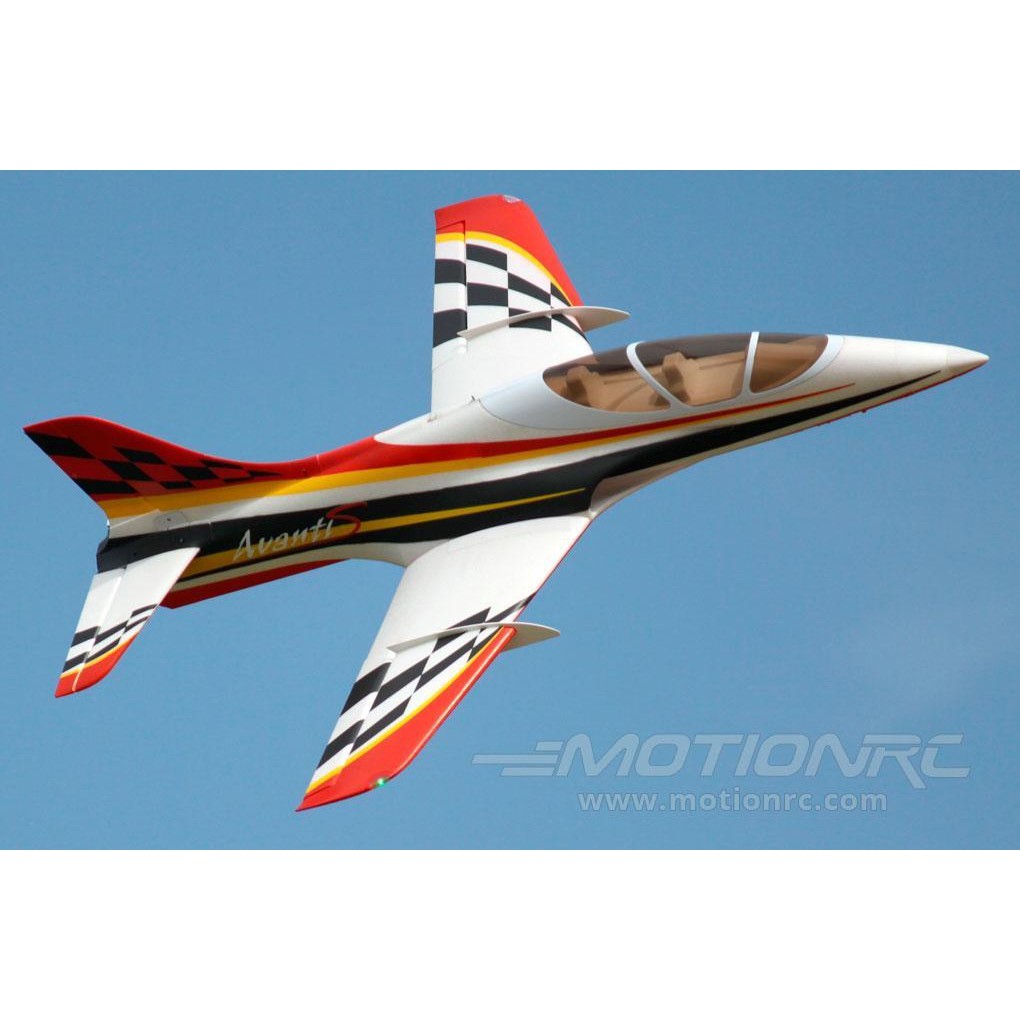 Freewing Yellow Avanti S 80mm EDF Ultimate Sport Jet ARF RC Airplane ...