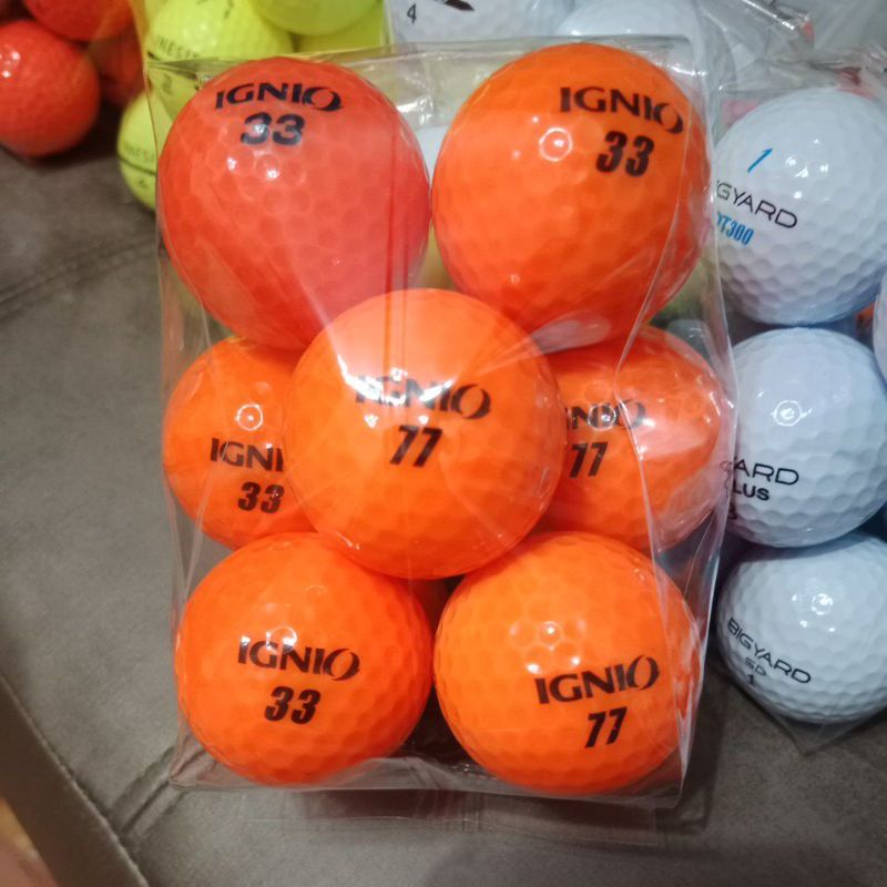 ลูกกอล์ฟ IGNIO มือสอง 12 ลูก 60-70%🔥 | Shopee Thailand