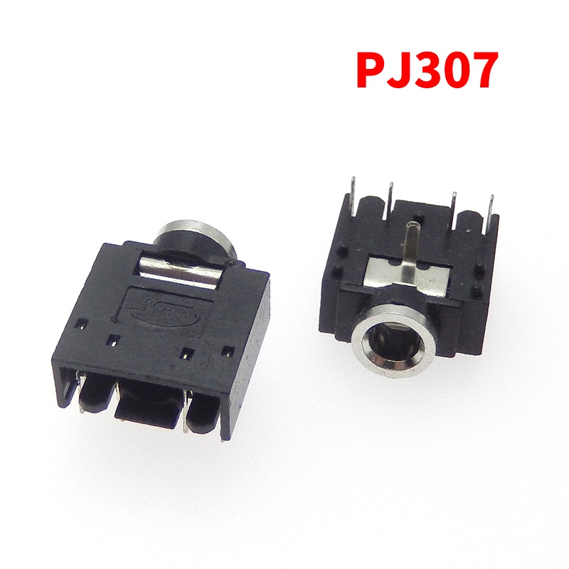 ซ็อกเก็ตแจ็คเชื่อมต่อเสียง PCB PJ-306 PJ-307 PJ-316 PJ-318 PJ-319 PJ ...