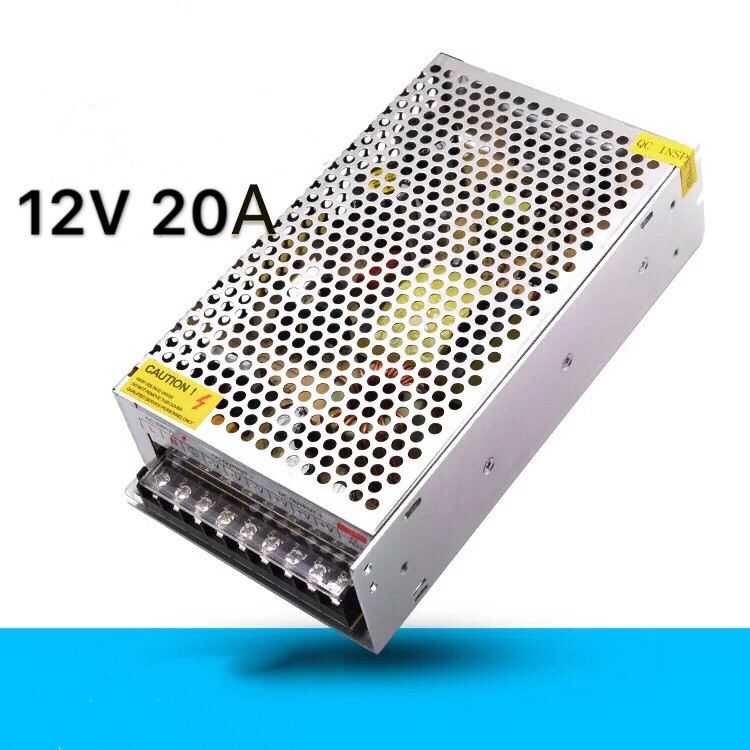 Switching Power Supply สวิตชิ่งเพาเวอร์ซัพพลาย 12V 20A 250W(สีเงิน) | Shopee Thailand