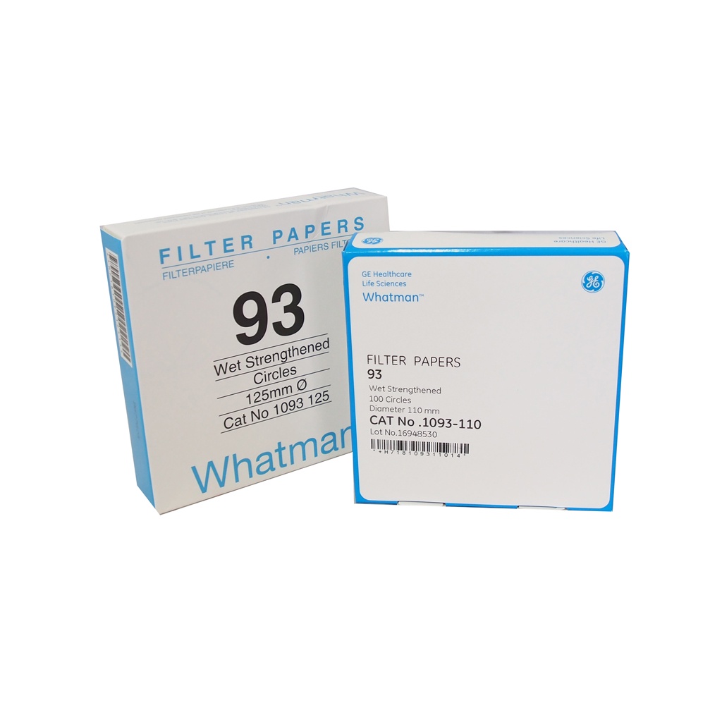 กระดาษกรอง Whatman No. 93 - 100 แผ่น (Filter Paper Whatman No.93 - 100 ...