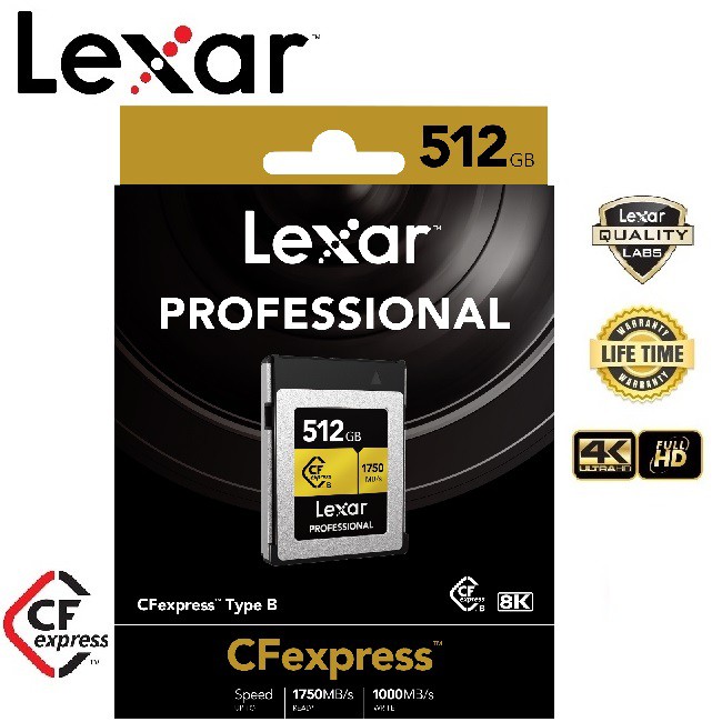 Lexar 512GB Professional CFexpress Gold (Type B) | Shopee Thailand