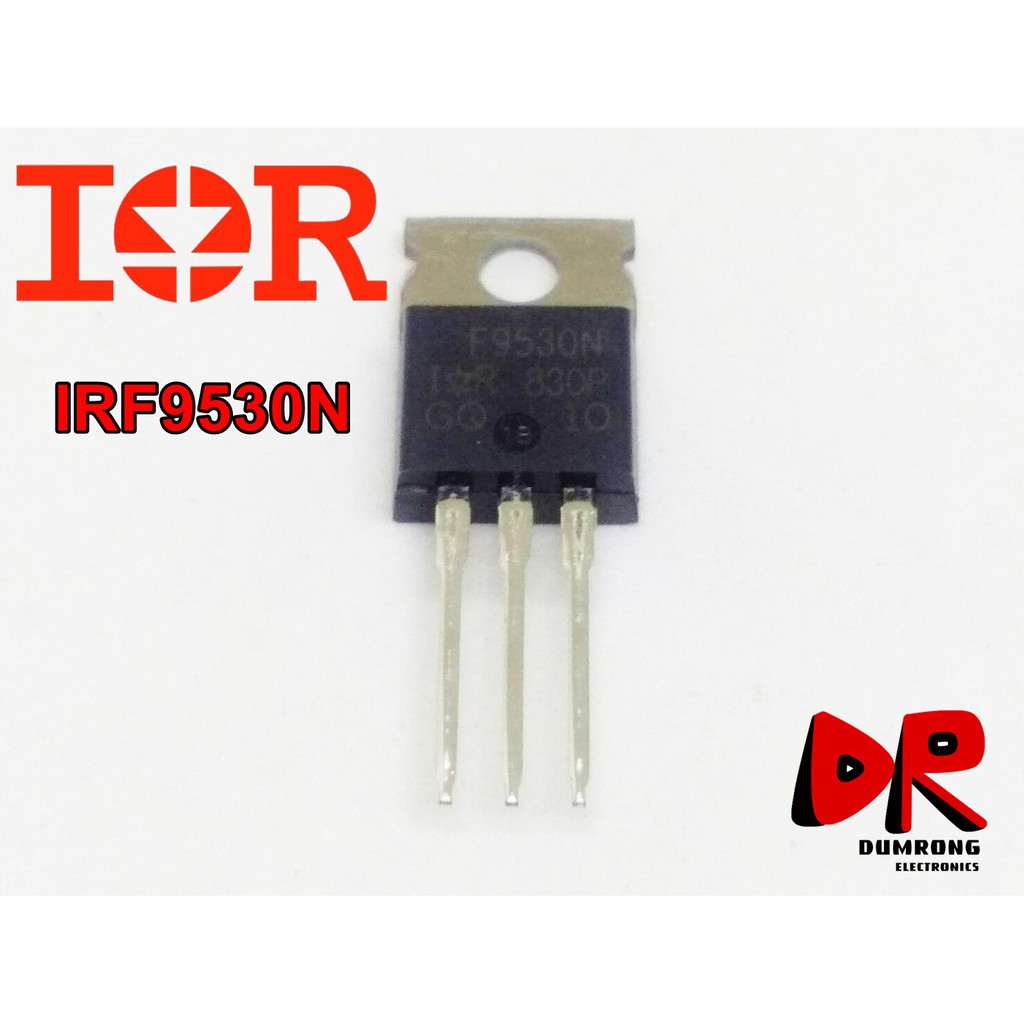 (2 ชิ้น) มอสเฟท (MOSFET) IRF9530N IRF9530 (100V 14A) P channel TO-220 ...