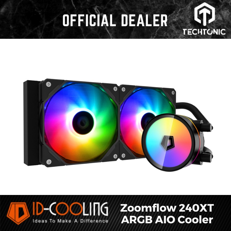 Id-cooling Zoomflow 240XT 240 มม. ARGB AIO คูลเลอร์ | Shopee Thailand