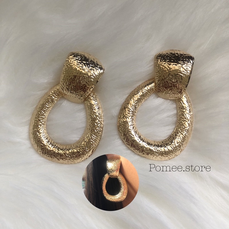 pomee.store ต่างหูสายฝอ zara สไตล์ | Shopee Thailand