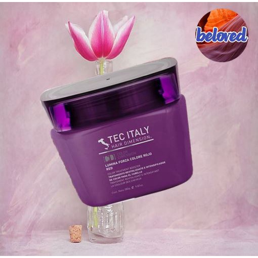 Tec Italy Lumina Forza Colore Red 280 g ทรีทเม้นท์เติมเม็ดสีแดง ...