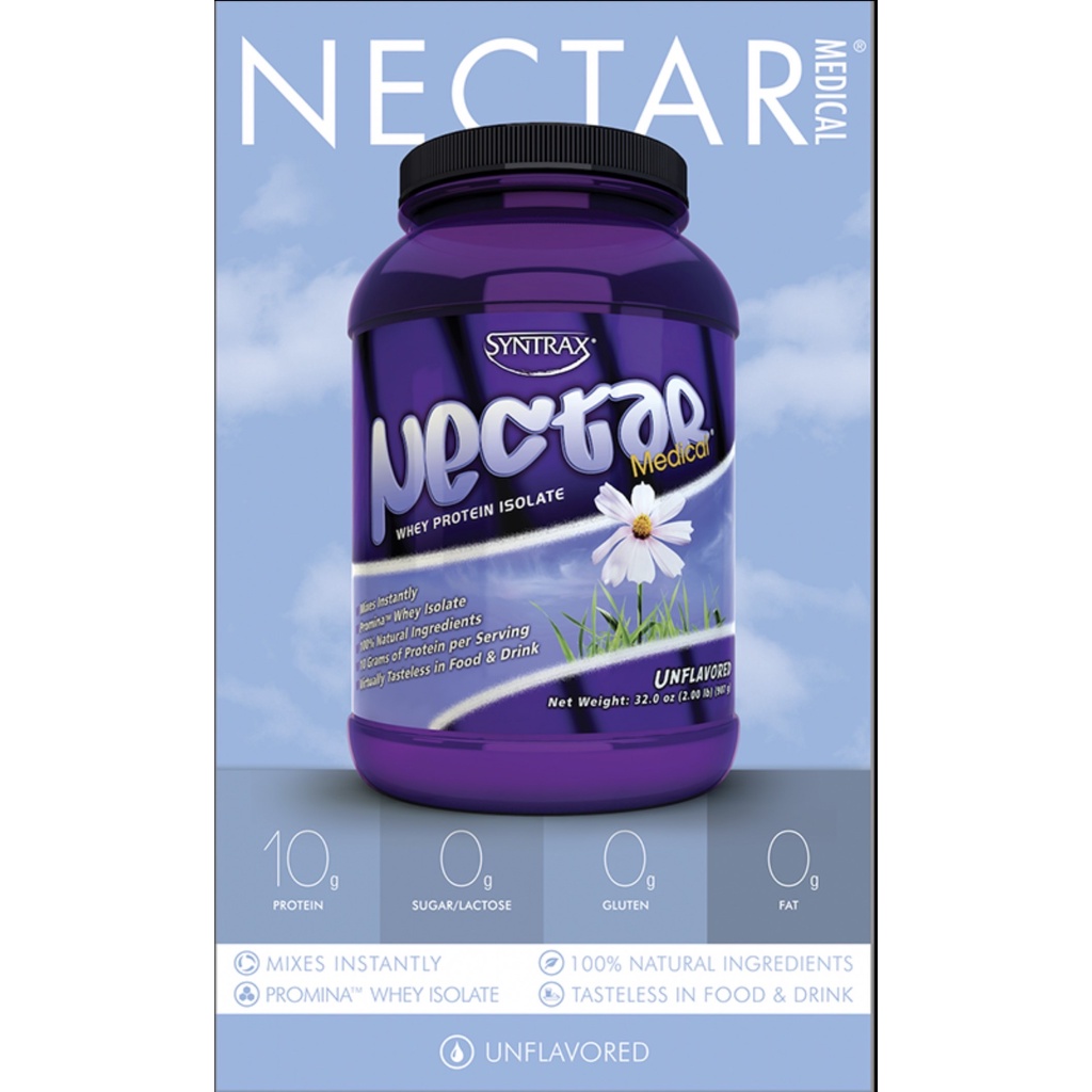 Syntrax Nectar Whey Protein Isolate 907g. (2 lbs) โปรตีนรสผลไม้และกาแฟ ...