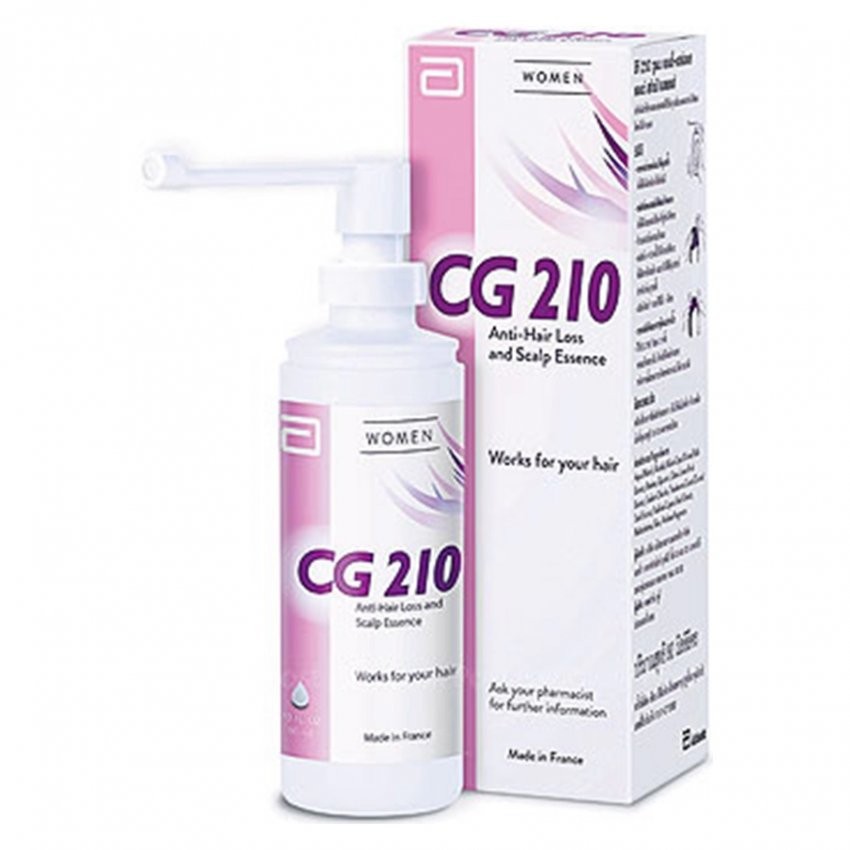 CG210 เอสเซนส์ ผลิตภัณฑ์สำหรับผู้หญิงที่มีปัญหาผมร่วงบาง (80 ml. x 1 ...