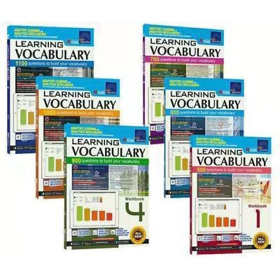 SAP Learning English Vocabulary ระดับประถม 1-6 (1 เซ็ท มี 6 เล่ม 6 ...