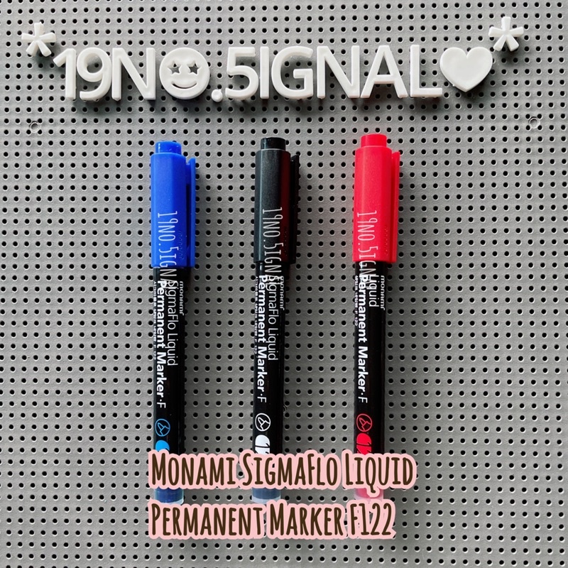 Monami SigmaFlo Liquid Permanent Marker F122 / F128: ปากกามาร์คเกอร์ ...