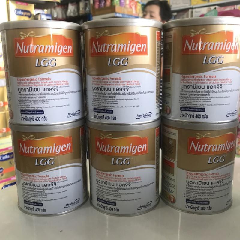 ยกลัง Nutramigen LGG นมผงสูตรพิเศษ สำหรับทารกที่แพ้โปรตีนนมวัว ขนาด 400 ...