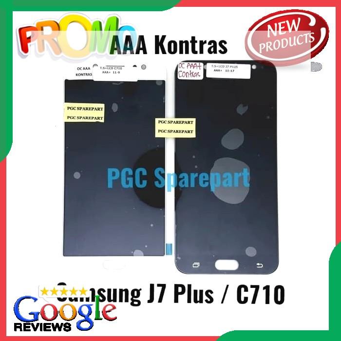 อะไหล่หน้าจอสัมผัส LCD SAMSUNG GALAXY J7 PLUS C710 C7100 J7+ | Shopee ...