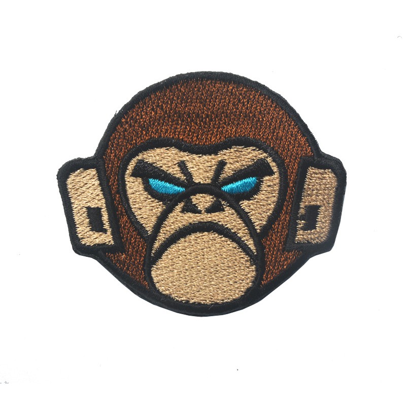 Animal head patch tactical patch badge armband feather shark rabbit ...