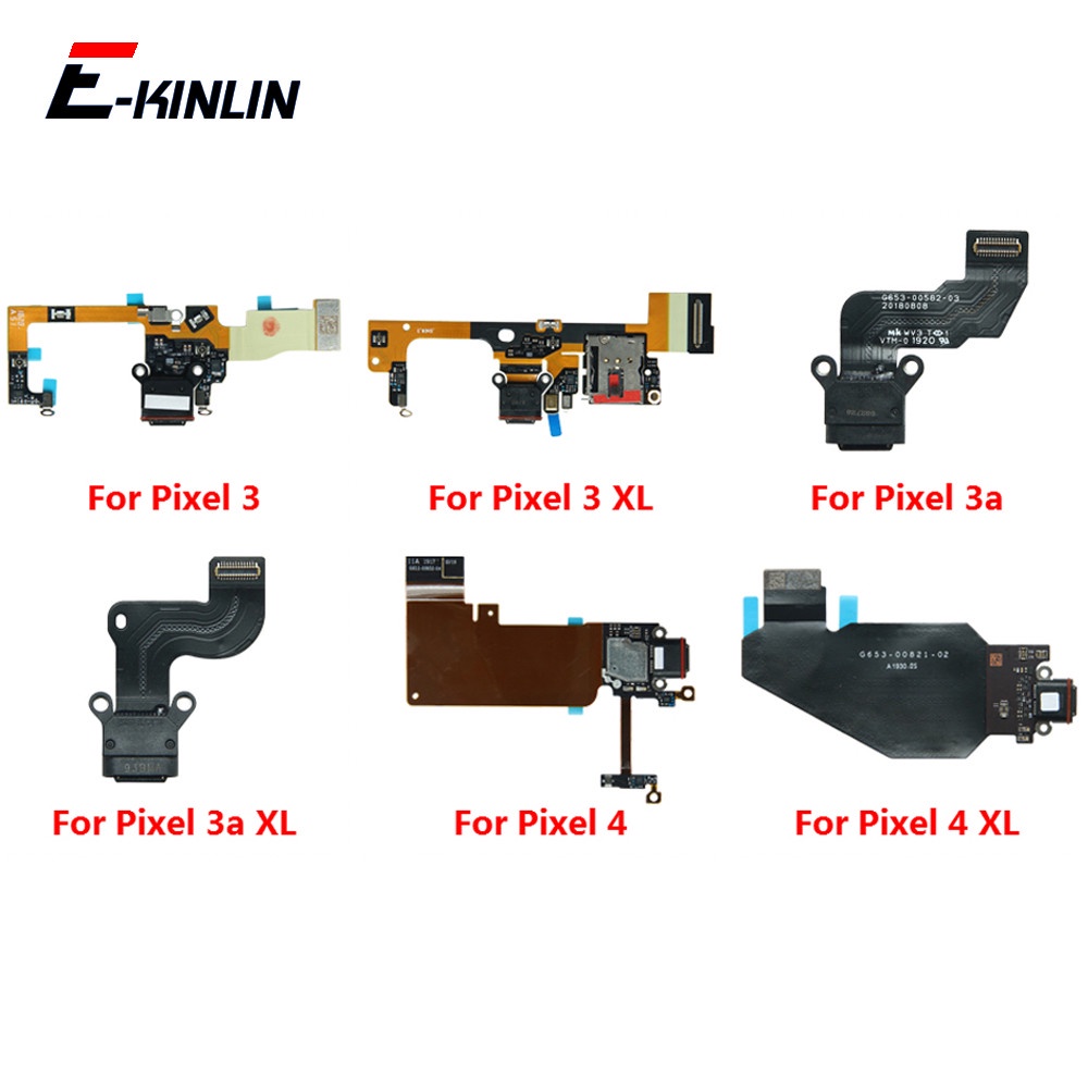 บอร์ดปลั๊กชาร์จ USB พร้อมไมโครโฟน สําหรับ Google Pixel 2 3 3a 4 XL 4a 5 ...