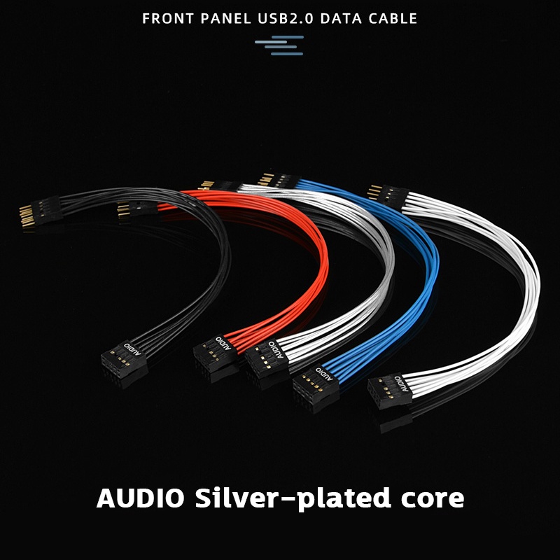 สาย HD Audio Front panel สายสี แต่งคอม | Shopee Thailand