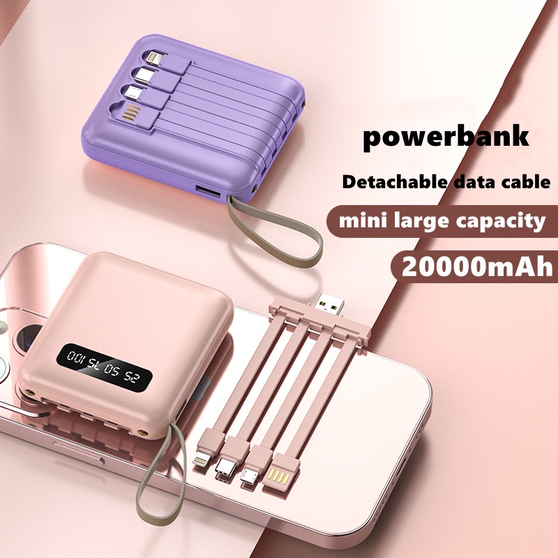 พาวเวอร์แบงค์ YM493s 20000mAh powerbank 3 เอาท์พุต ขนาดใหญ่ พกพาง่าย ...