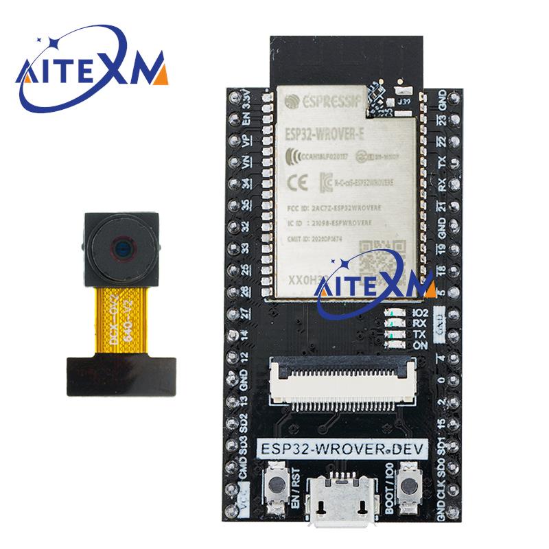 ใหม่ล่าสุด บอร์ดโมดูลกล้อง Esp32 Cam Esp32 Wrover พร้อมกล้อง Wi Fi