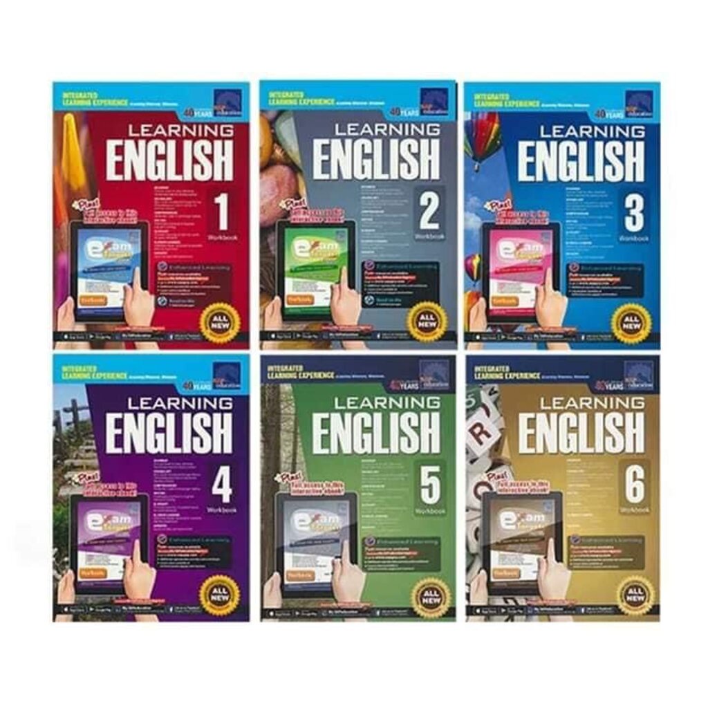 Learning English Workbook Set ( 6 books) SAP education | Shopee Thailand