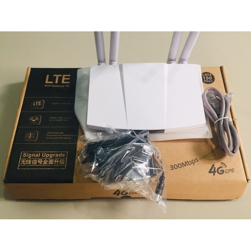 4G LTE SIM Card Wireless Router, WiFi 2.4G 300Mbps, Max. 32 Users ...