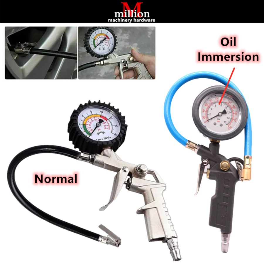Millionhaware - 220 PSI Tyre เครื่องวัดความดัน Inflator Air Line Pump ...
