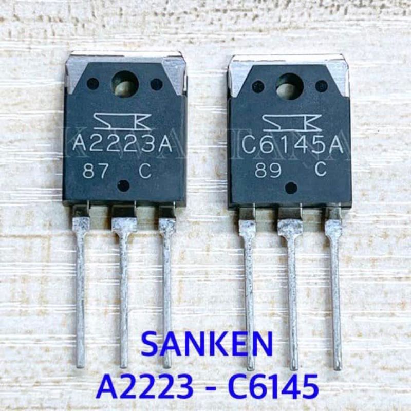 Transitor ทรานซิเตอร์ เบอร์ A2223 และ C6145 ยี่ห้อ SANKEN ของแท้ ...
