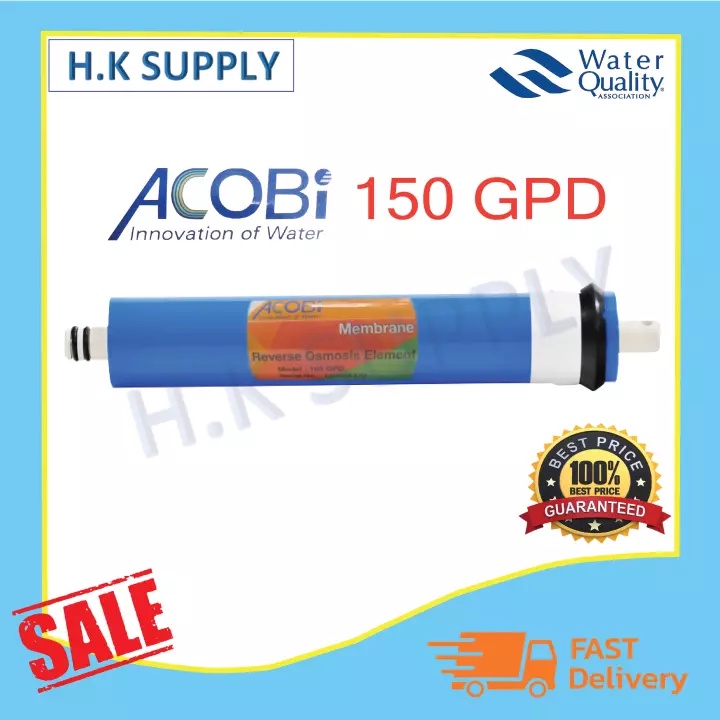 ไส้กรองน้ำ Aquatek เมมเบรน 150 GPD ไส้กรองเมมเบรน RO Membrane UniPure BioMax Fastpure Canature ...