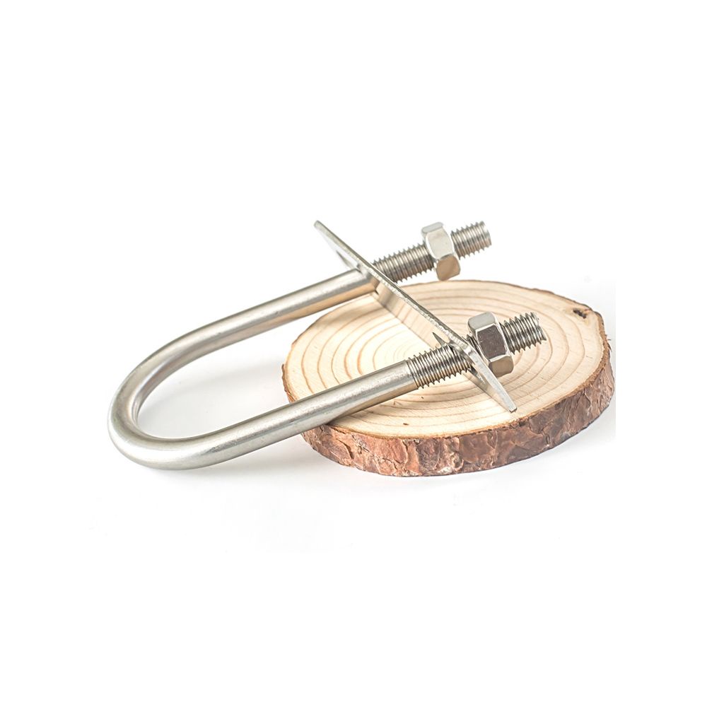 ☌♈M6m8m10 สแตนเลส 304 ยาวพิเศษความยาวครบชุด U-bolt สกรู U-รูปคงที่ขี่ ...