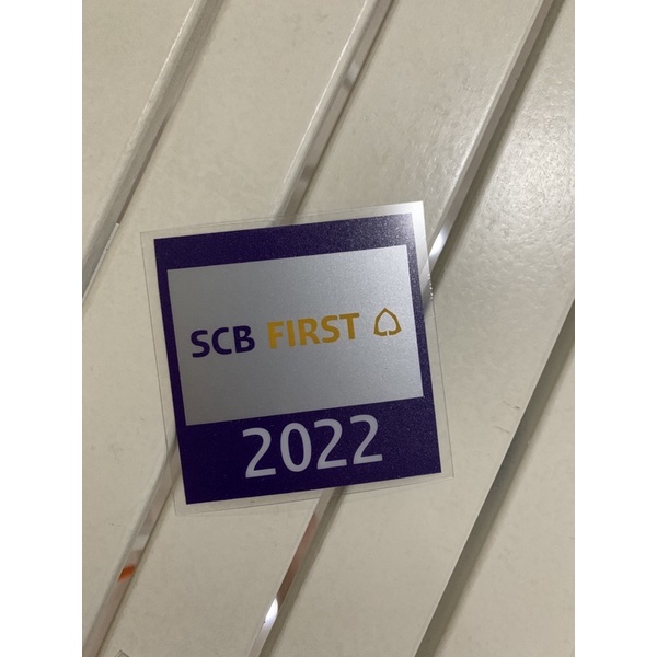 สติ๊กเกอร์ติดรถ scb first 2022 | Shopee Thailand