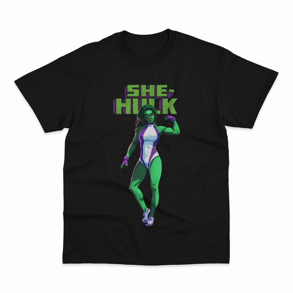 เสื้อยืดผู้ เสื้อยืด พิมพ์ลาย She Hulk Strong Marvel สไตล์วินเทจ ...