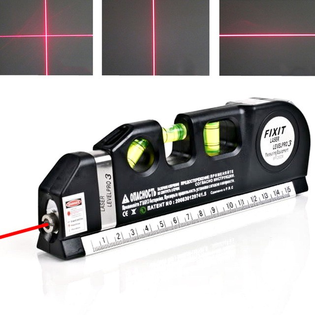 ตลับเมตร Multifunctional Laser Tools Line Measuring Leveler Straight ...