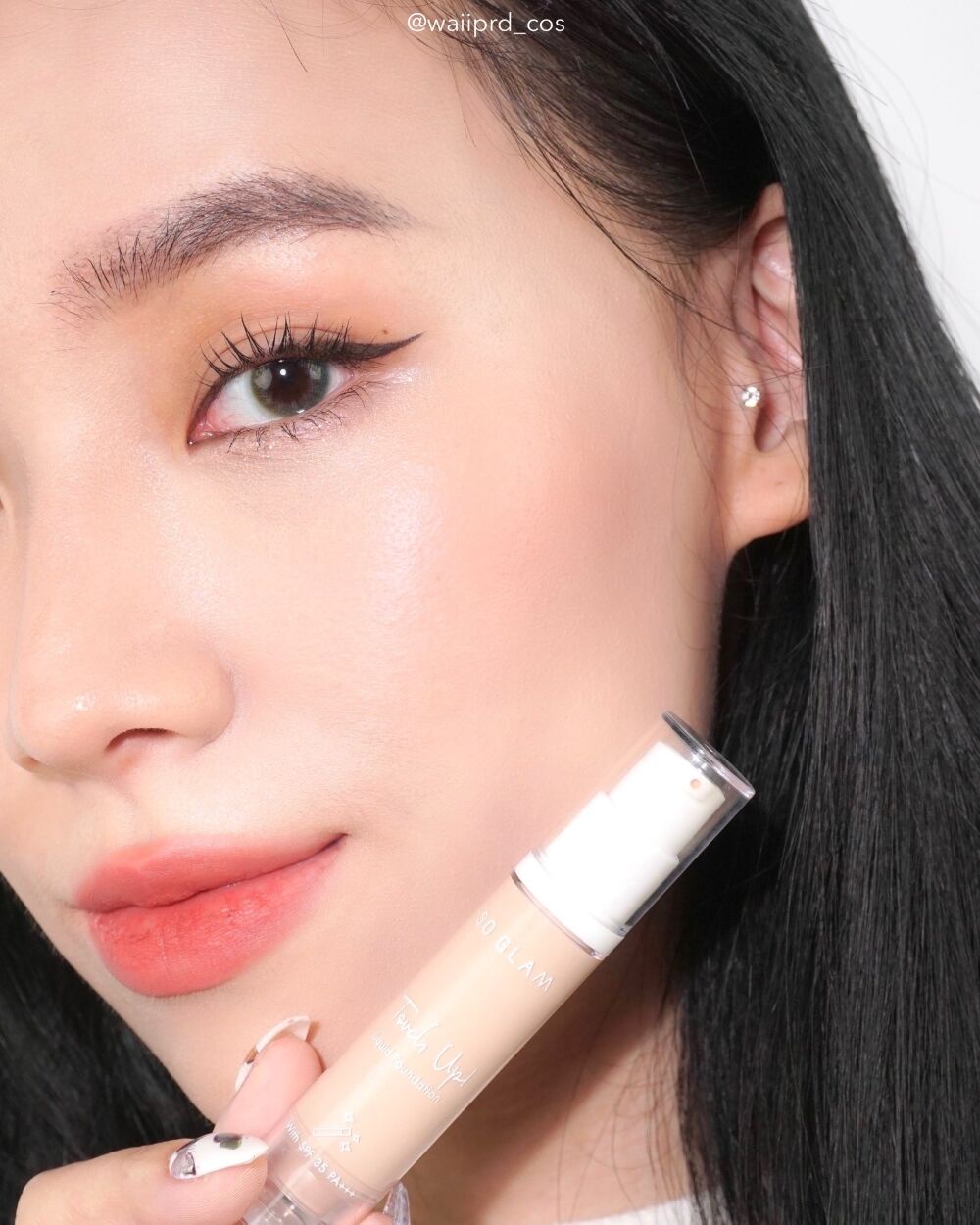 So Glam Touch Up Liquid Foundation 10g โซ แกลม รองพื้นเนื้อแมท | Shopee ...