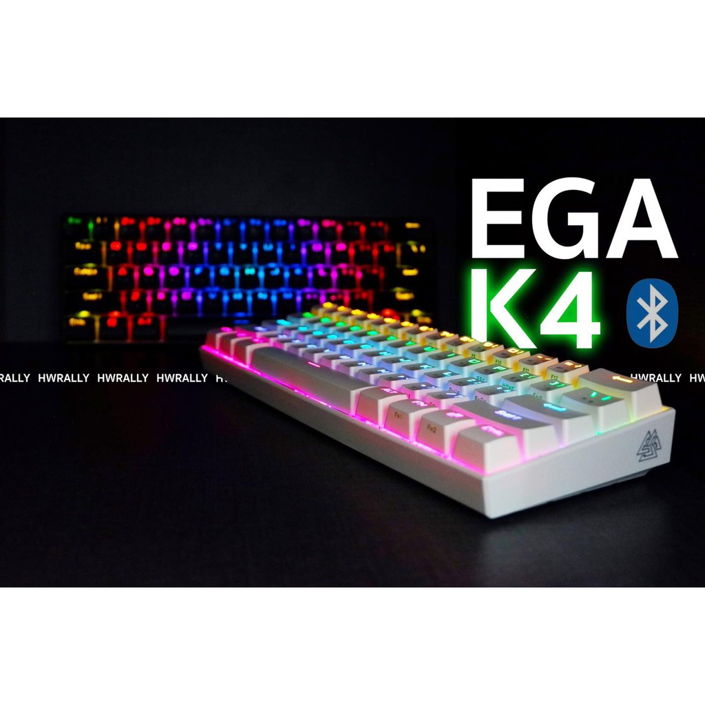 คีย์บอร์ด EGA K4 (เชื่อมต่อบลูทูธได้) ใช้กับคอมฯ มือถือ โน้ตบุค แท็ปเล ...