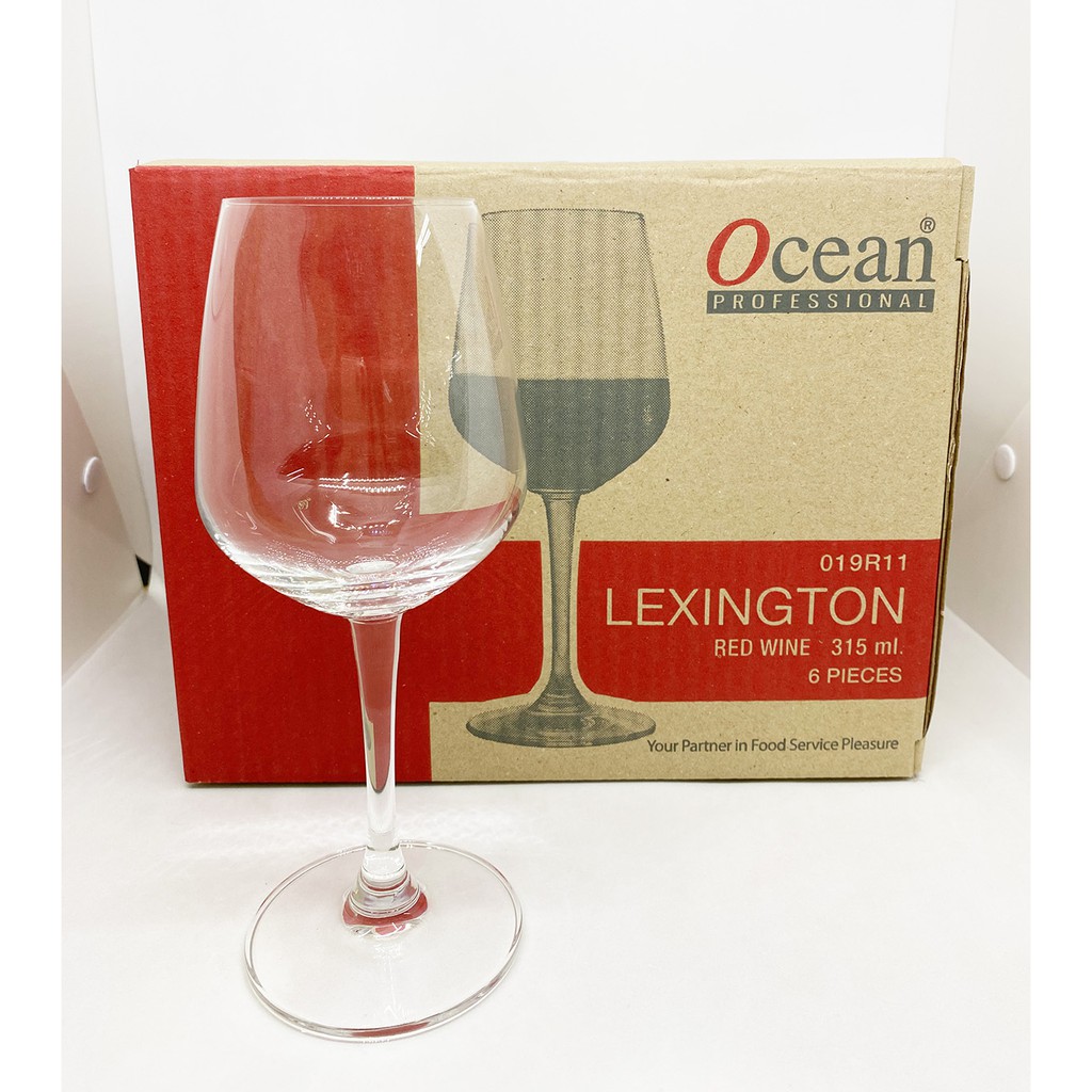 [กล่อง 6ใบ /019R11] แก้วไวน์ แก้วไวน์แดง 315มล. Ocean Lexington Red Wine Glass | Shopee Thailand