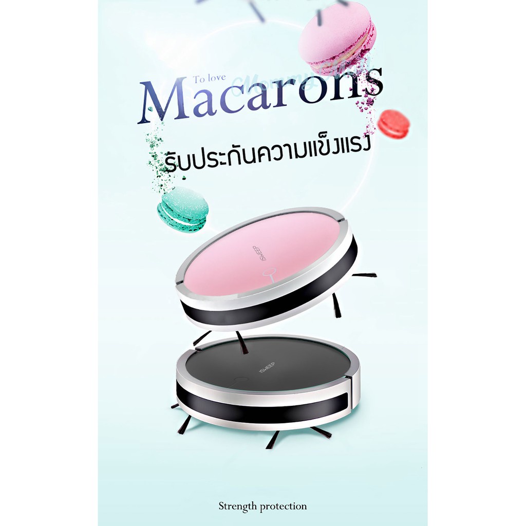 ERORO เครื่องดูดฝุ่นอัตโนมัติ ทำความสะอาดพื้น หุ่นยนต์ดูดฝุ่น ระบบ ...