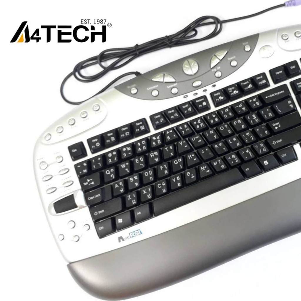 คีบอร์ด Keyboard.A4tech Wired Multimedia Ps/2 #KBS-26 ข้อมูลจำเพาะ คีย์บอร์ด: KBS-26 Keycaps ...
