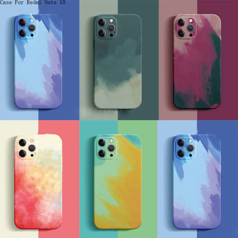 Xiaomi Redmi Note 10 10S 7 Pro 4G 5G สำหรับ Case Watercolor Gradient เค ...