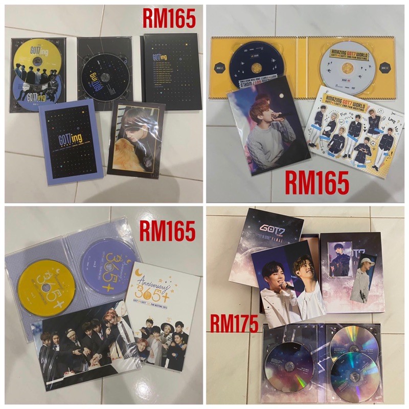 ชุด DVD คอนเสิร์ต Got7 Fanmeeting | Shopee Thailand