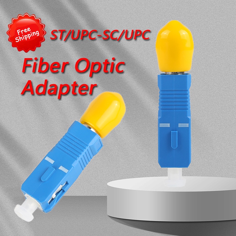 Single-mode SC Male -ST Female Adapter ST/UPC-SC/UPC Optical Fiber ...