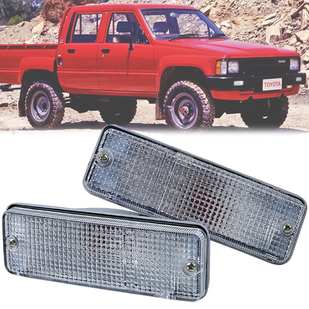 Toyota Hilux LN56 LN60 LN65 ไฟสัญญาณกันชน เลนส์สีขาว (1 คู่/เซปาซัง ...