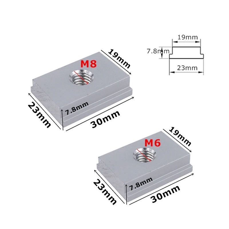 T-Track Slide Nut M6, M8, M10 - Pack 4 | Shopee Thailand