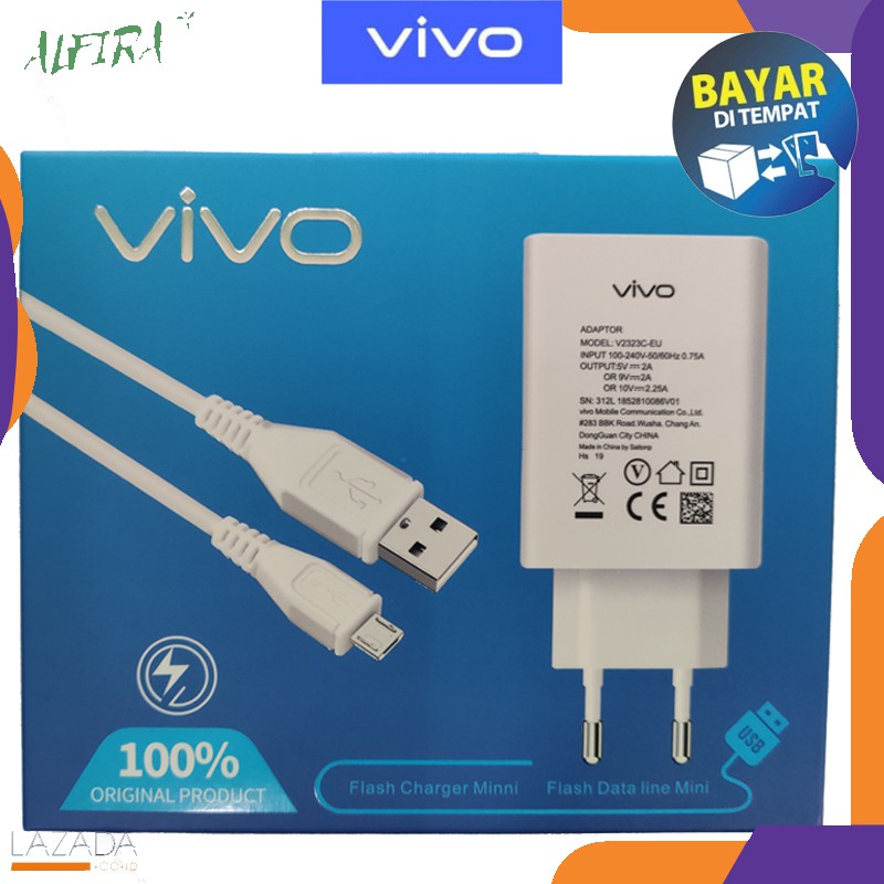 เครื่องชาร์จ VIVO 20W V5 V11 V9 V10 V7 Y91 Y81 MICRO FAST CHARGING ...