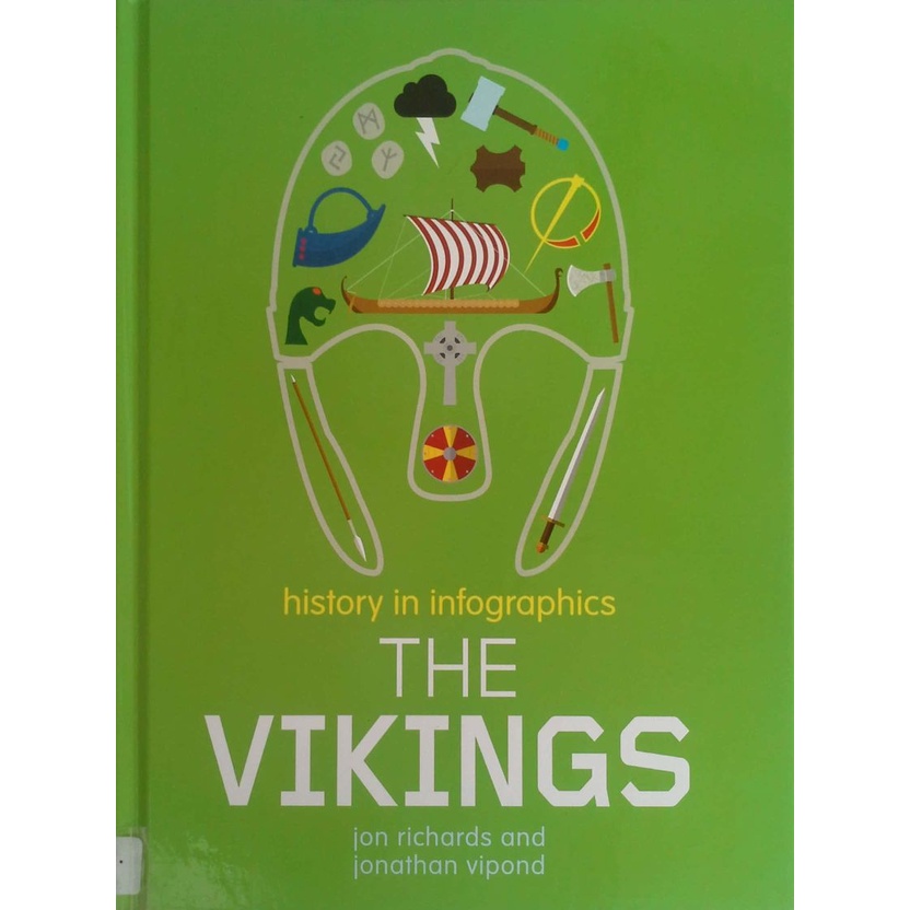 The Vikings History in Infographics หนังสือมือสอง ปกแข็ง ประวัติศาสตร์ ...