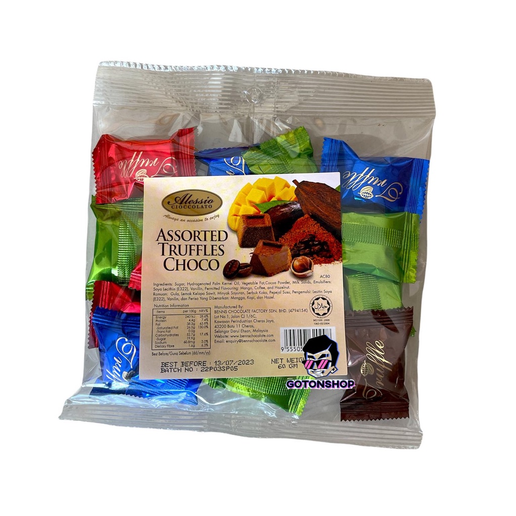 Assorted Truffle Choco ช็อคโกเลตรวมรส ปริมาณ 60 กรัม | Shopee Thailand