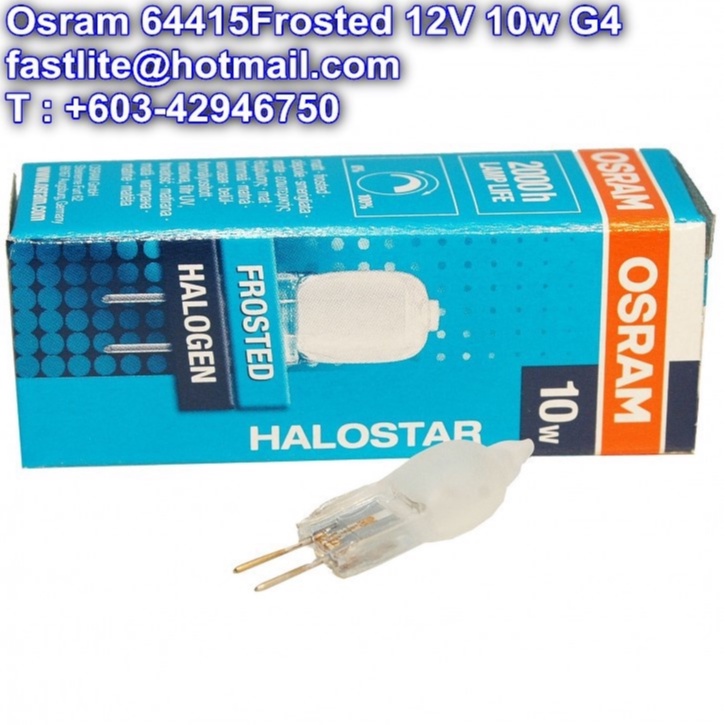 Osram 64415F 12v 10w G4 (ฐานขา 4 มม.) Frosted Capsule (made in Germany ...