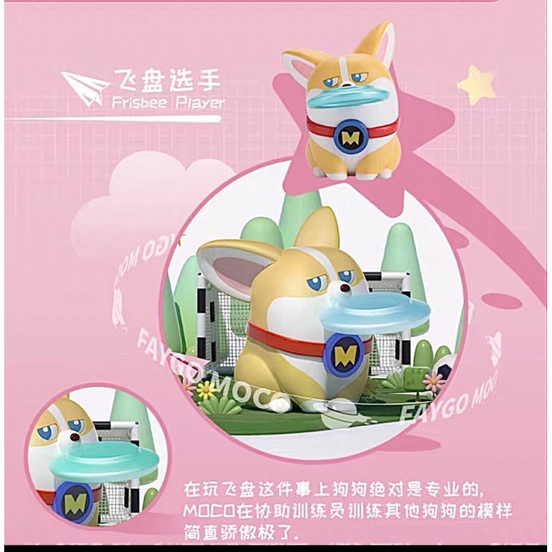 กล่องสุ่ม ฟิกเกอร์ตุ๊กตาสุนัขคอร์กี้น่ารัก MOCO Pro | Shopee Thailand