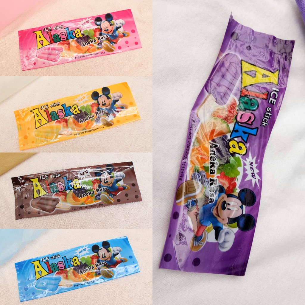 Alaska Ice Packaging Popsicle Wrap/ไอศกรีมพลาสติก | Shopee Thailand