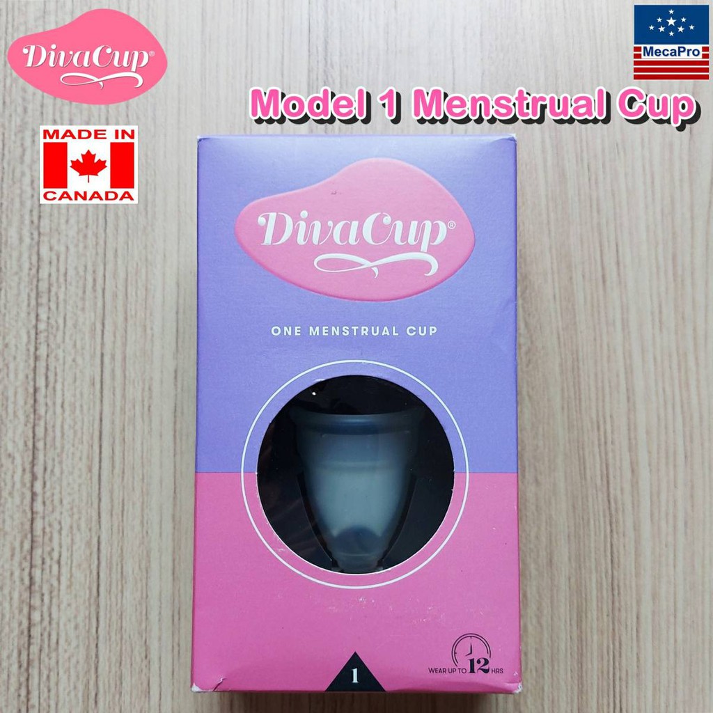 DivaCup® Model 1 Menstrual Cup ถ้วยประจำเดือน สำหรับประจำเดือนมาปานกลาง ...