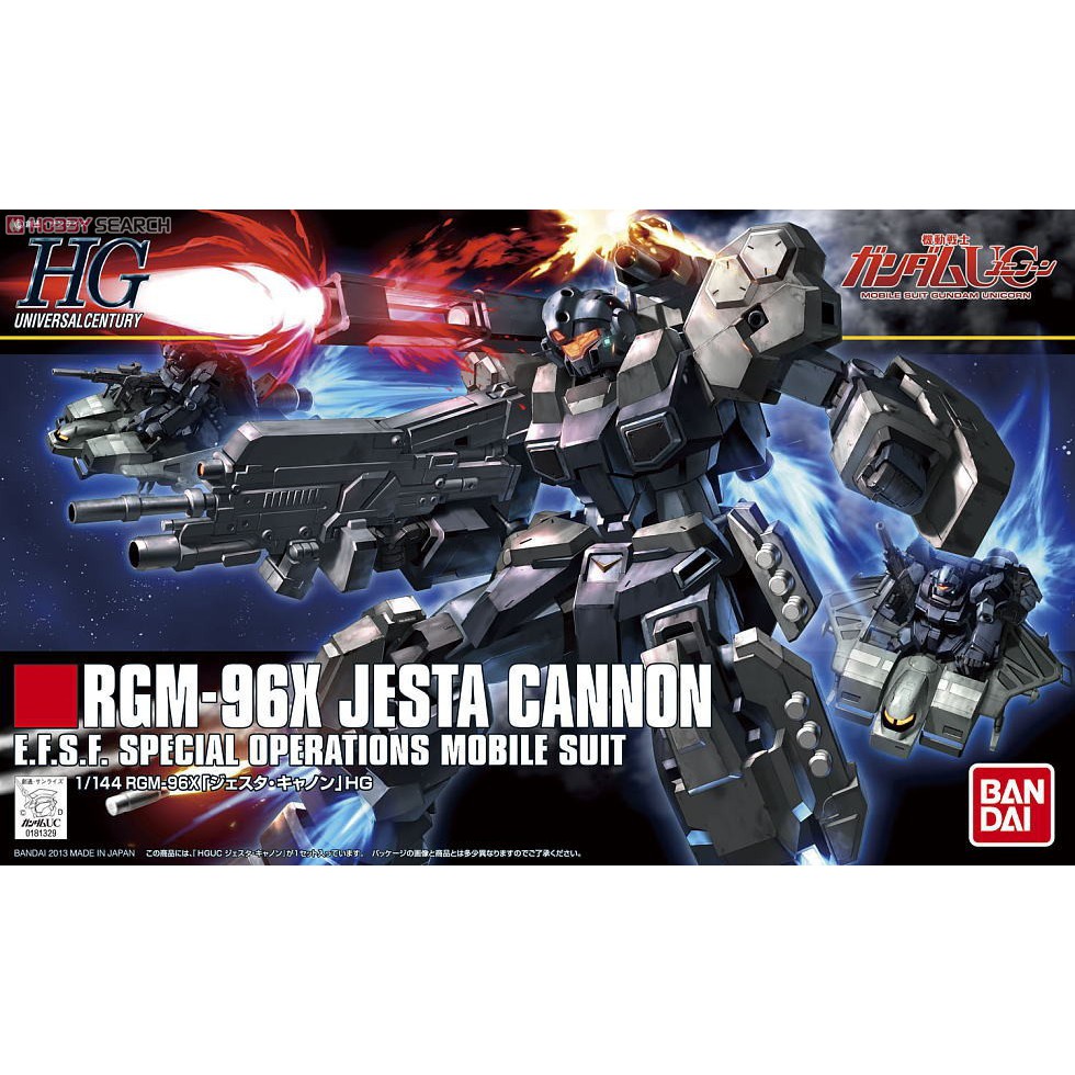 HG RGM-96X Jesta Cannon (HGUC) BANDAI 4573102557513 4543112813299 610 740 | Shopee Thailand